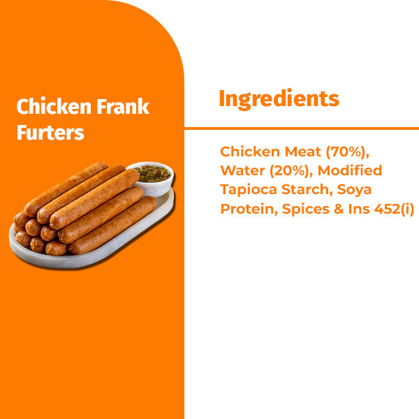 CHICKEN FRANK FURTERS – Green Chick Chop