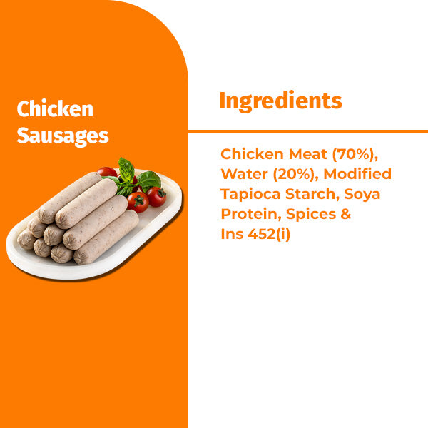 CHICKEN SAUSAGES – Green Chick Chop