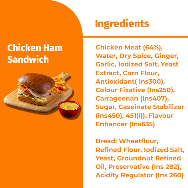 CHICKEN HAM SANDWICH – Green Chick Chop